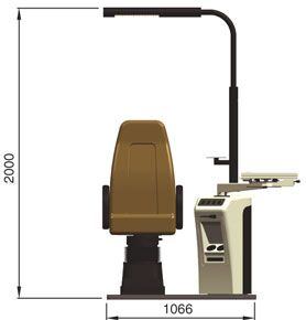 Рабочее место врача офтальмолога SIMPLEX 2 Frastema купить в Москве ...
