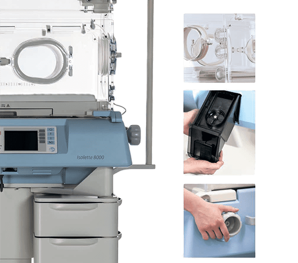 Кувез для новорожденных с системой удаления конденсата Isolette 8000 ...