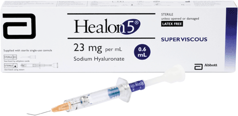Вискоадаптивный вискоэластик (2.3% гиалуронат натрия) HEALON 5 Johnson ...
